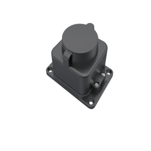 Wall Mounted Socket Black 16 A 220 Volt IP54 Bemis | Gahzly